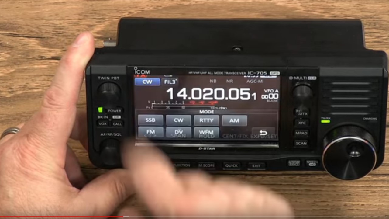 ICOM Unveils Its New IC-705 All Mode Portable Transceiver in Video