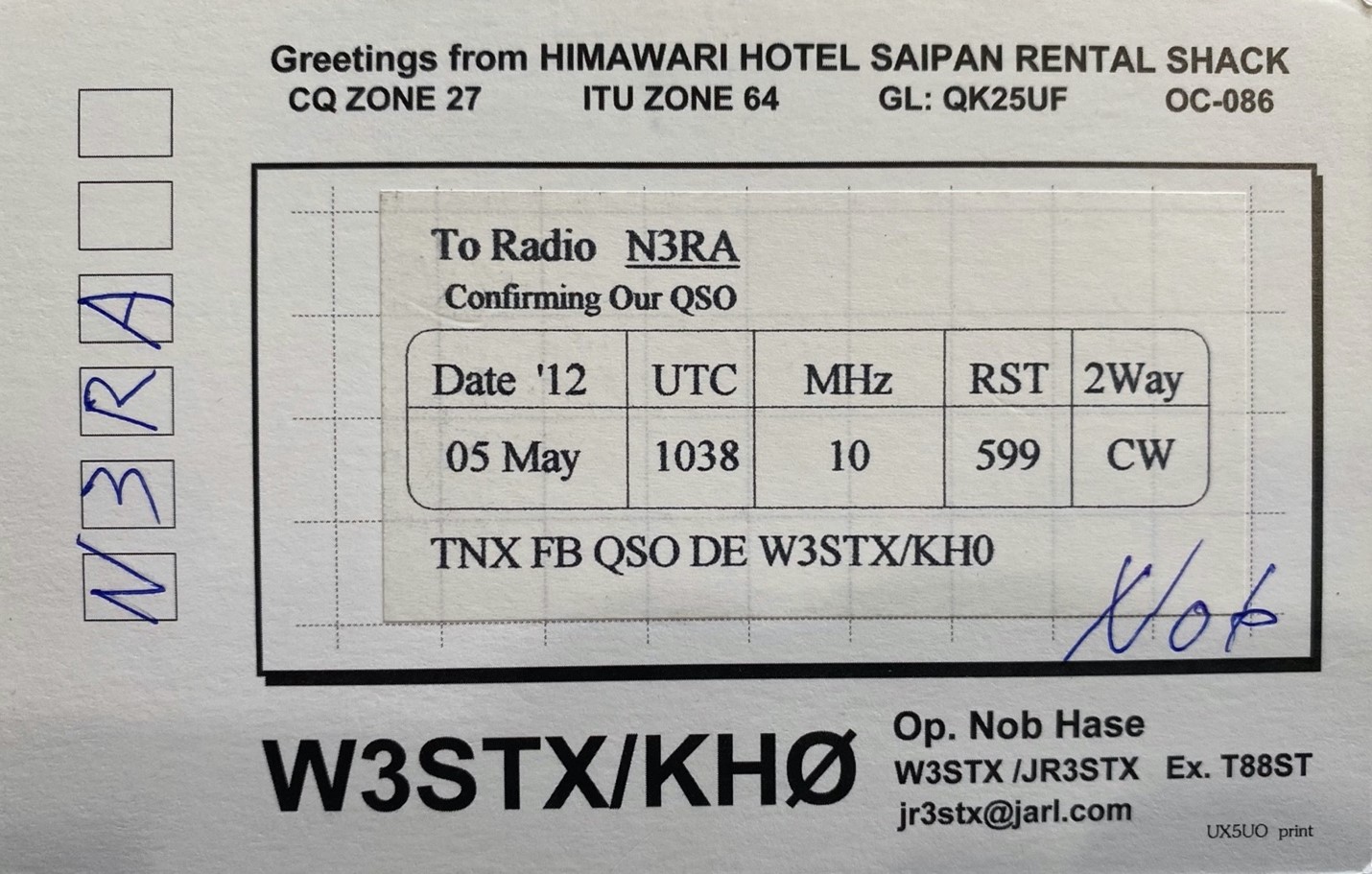 It’s All in the Cards! QSL Cards from Northern Mariana Islands