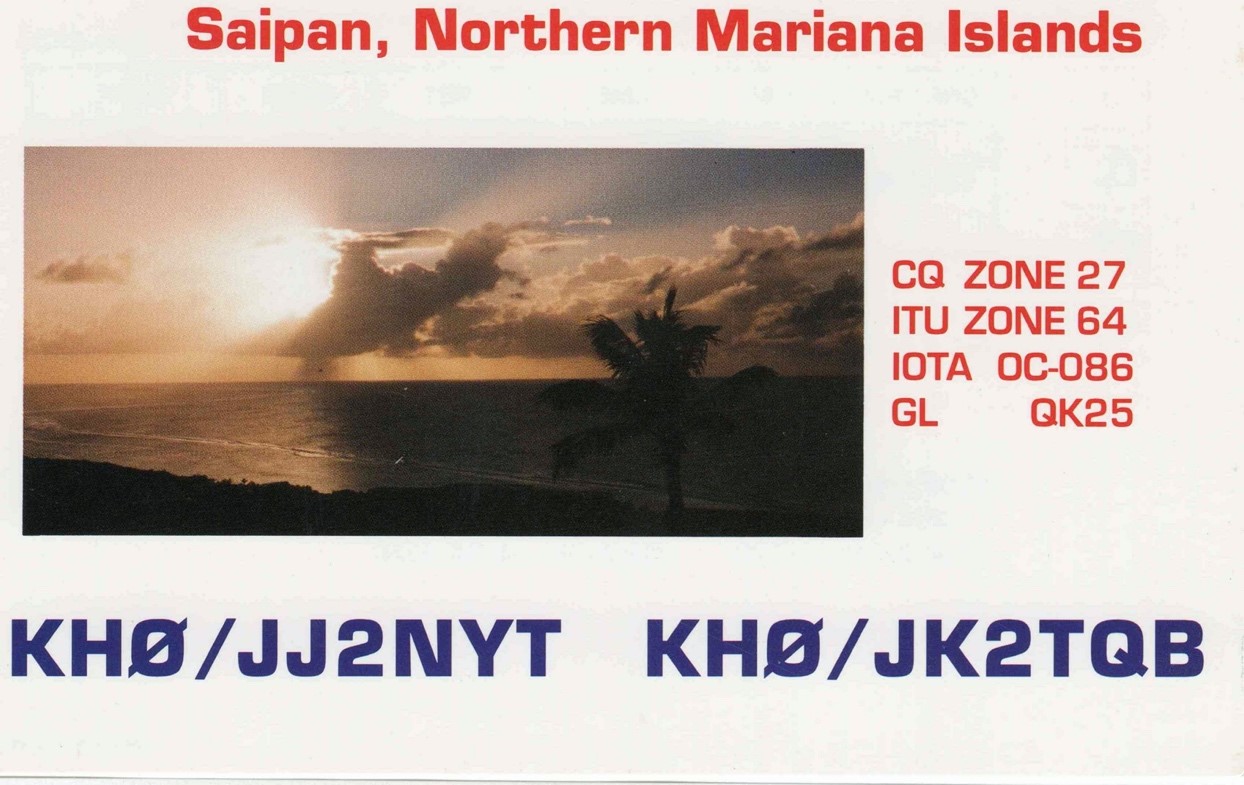 It’s All in the Cards! QSL Cards from Northern Mariana Islands