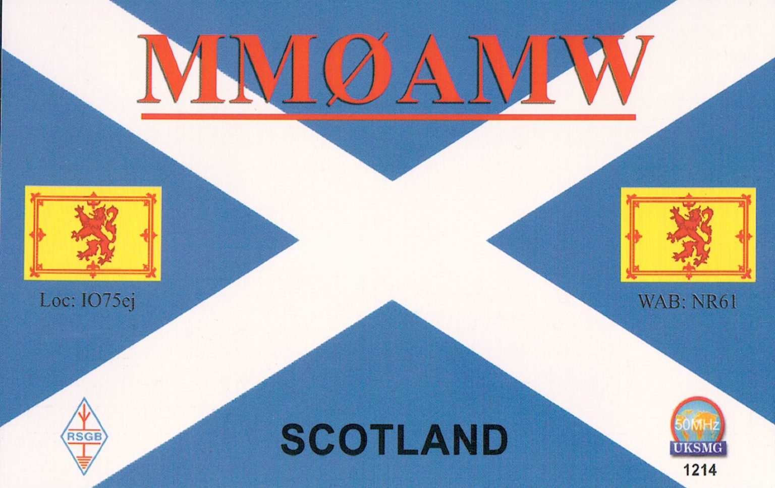 It’s All in the Cards!QSL Cards from Scotland