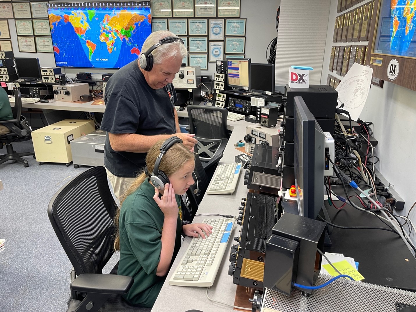 Young Hams Make QSOs Around the Globe at K3LR Super Station