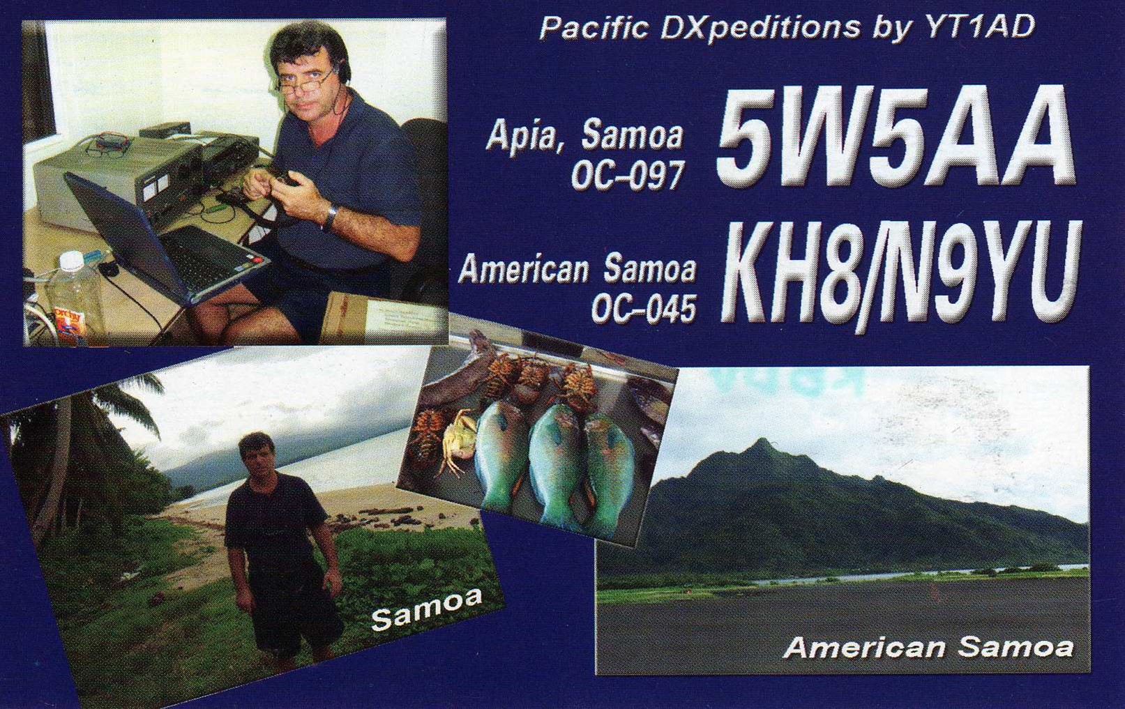 It’s All in the Cards! QSL Cards from the Samoan Islands