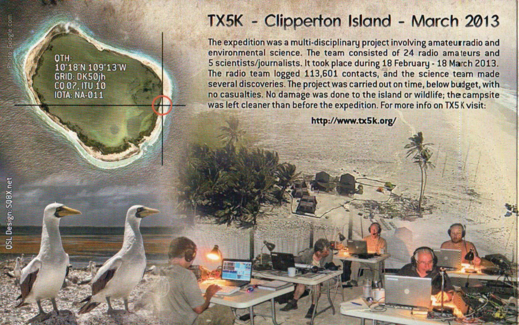 It’s All in the Cards! QSL Cards from Clipperton Island