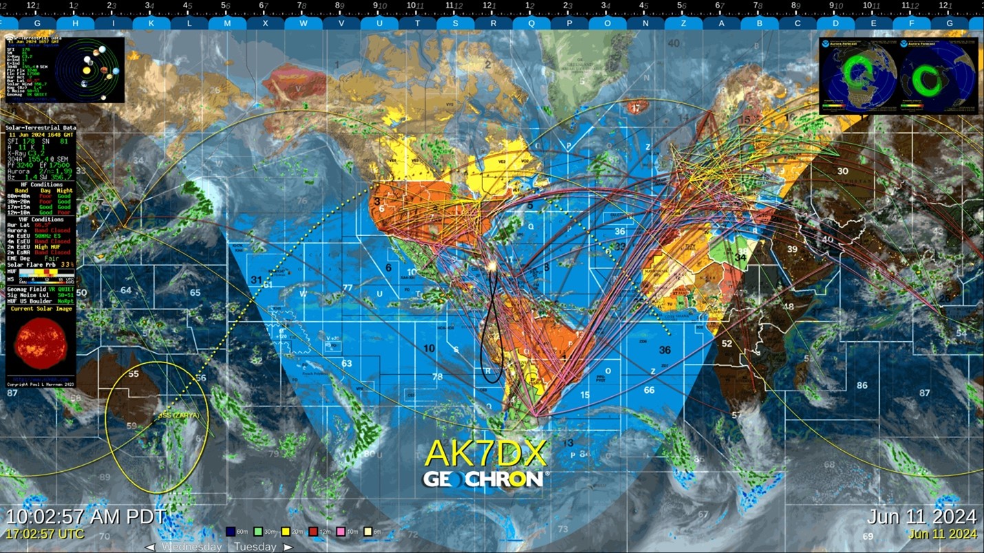 Ham Radio Equipment Spotlight: Geochron—What’s Happening in Your World?